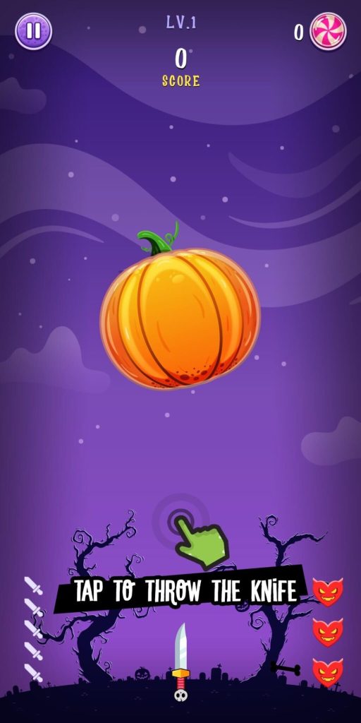 Halloween Knife - HTML5 Arcade Game | DoonDookStudio Store